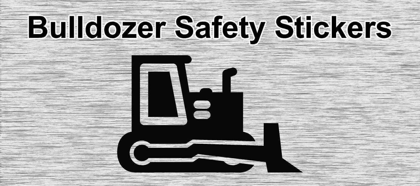 Bulldozer Safety Stickers Bulldozer Decals