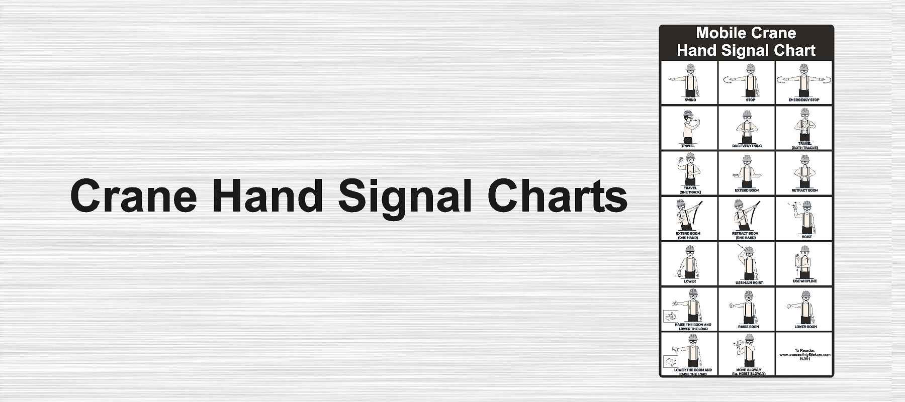 Crane Hand Signal Charts