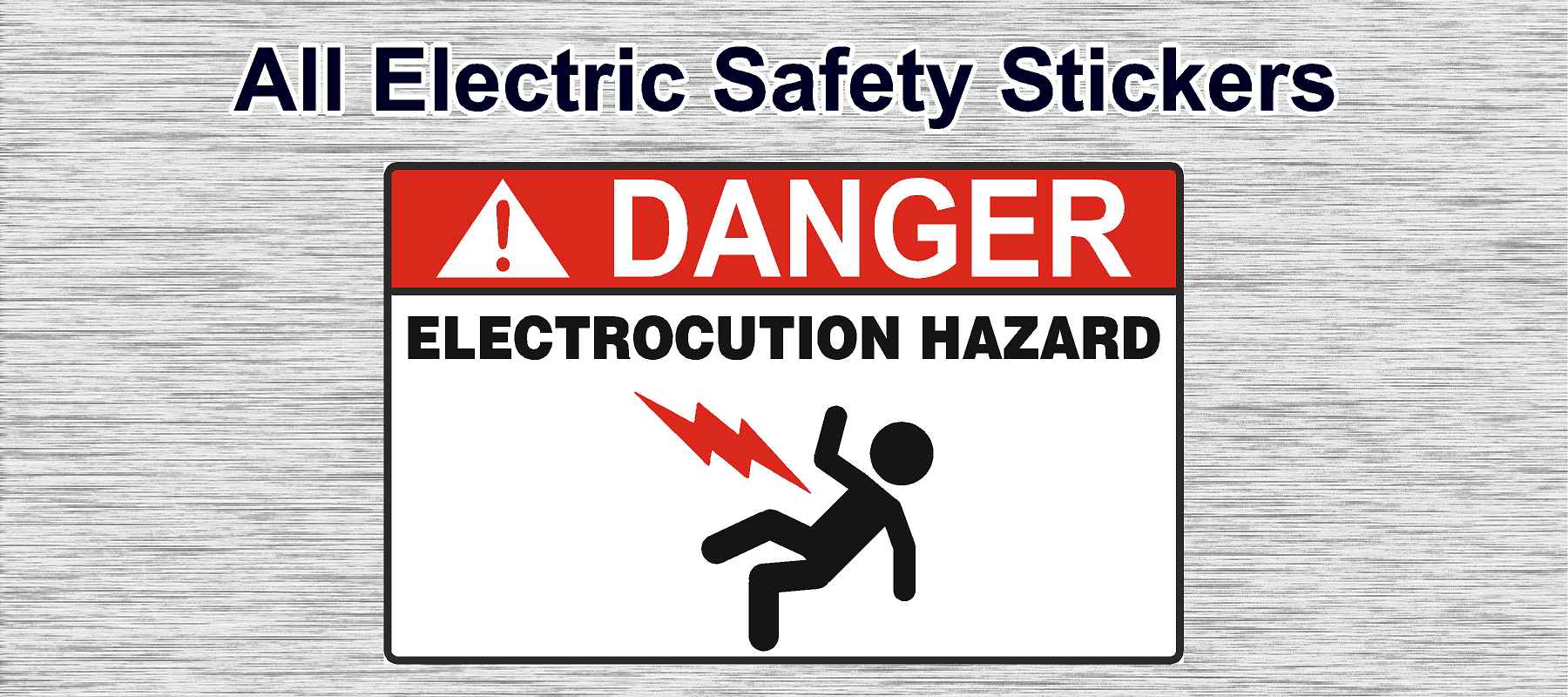 Electrical Stickers for Cranes and Bucket Trucks