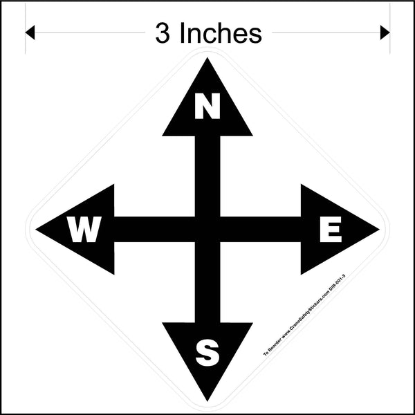 Crane Directional Stickers