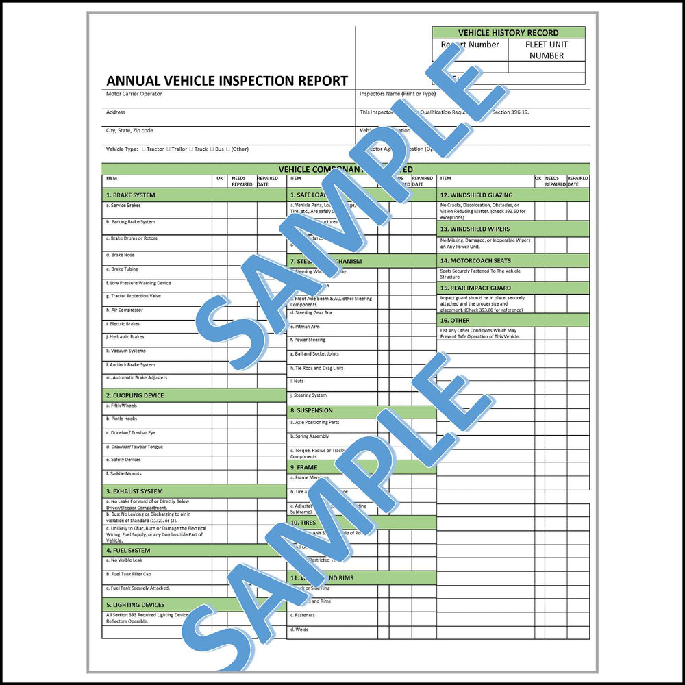 Crane Safety Decals and Boom Truck Safety Decals Tagged "- Inspection"