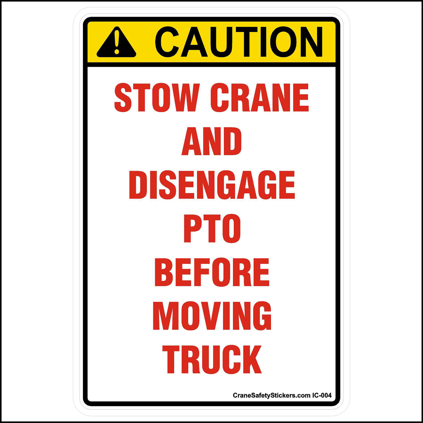 Bucket Truck Safety Stickers and Kits Tagged "- Caution" - OSHA & ANSI ...