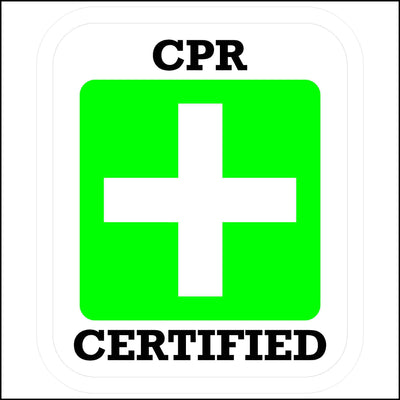 CPR Certified Sticker - OSHA & ANSI-Compliant Crane Safety Stickers ...