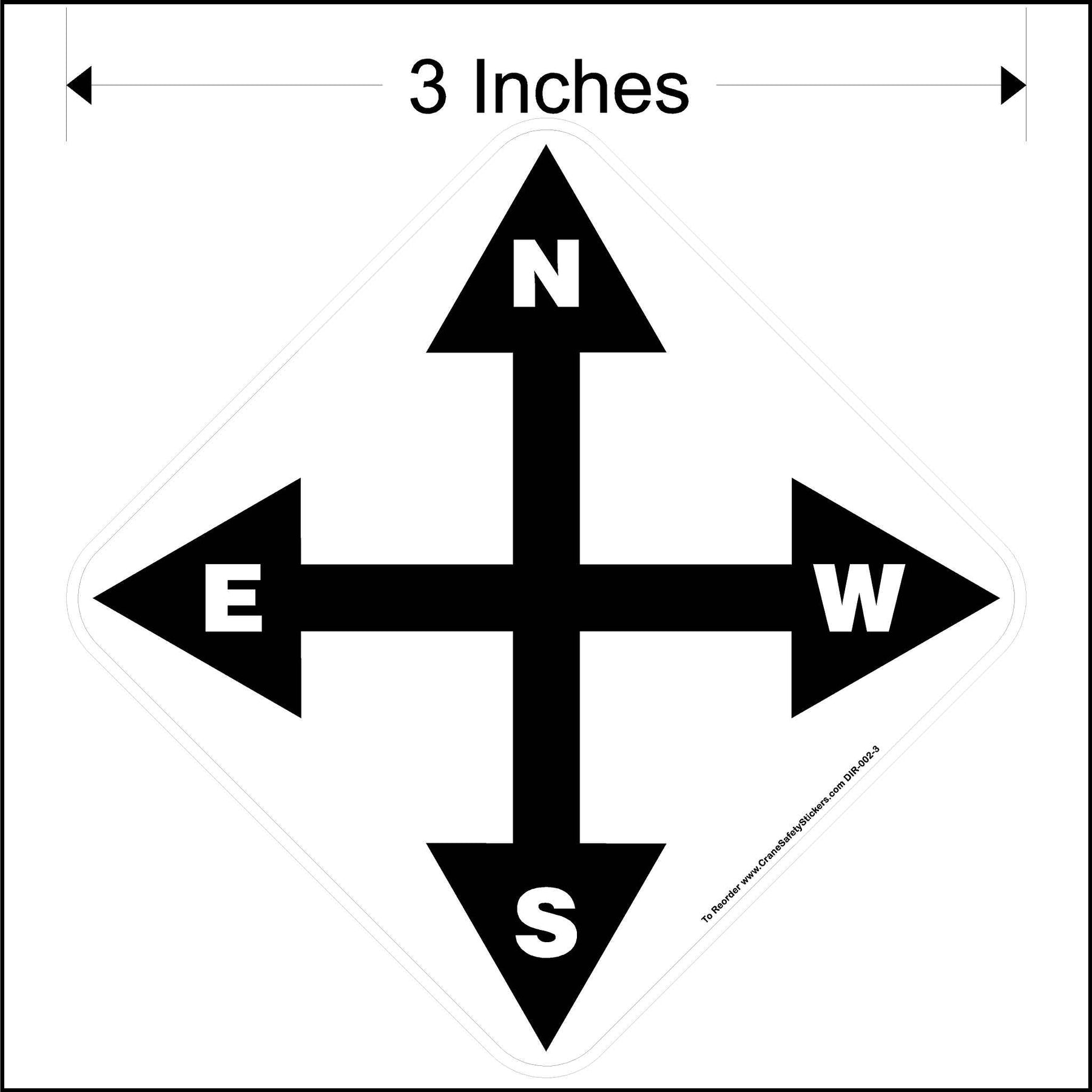 Crane Directional Stickers