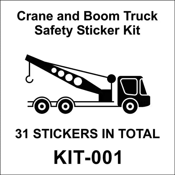 Crane Safety Decals and Boom Truck Safety Decals - Safety Stickers