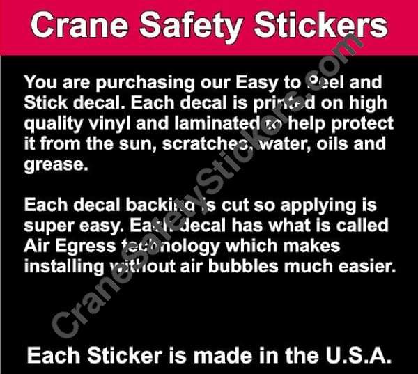 Qualified Crane Operator Hard Hat Safety Sticker Add Your Own Text ...