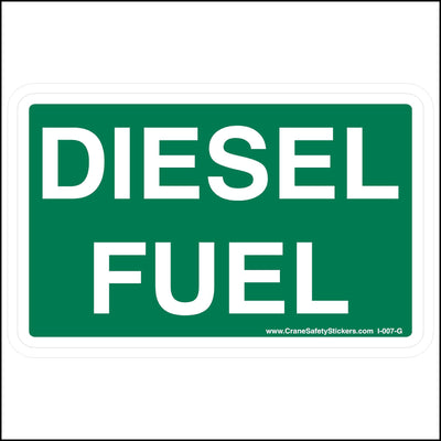 Diesel Fuel Sticker or Diesel Stickers