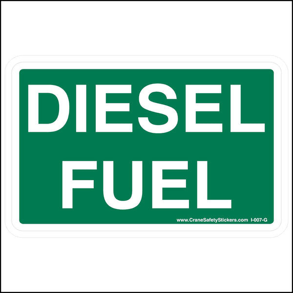 Diesel Fuel Sticker or Diesel Stickers