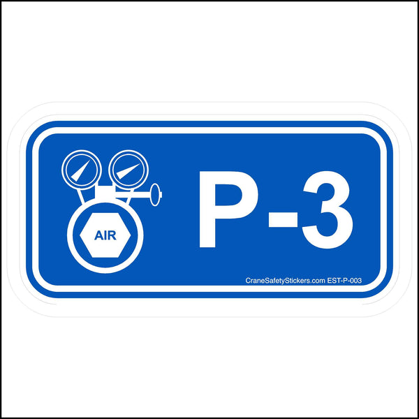 Energy Control Program Pneumatic Energy Tags