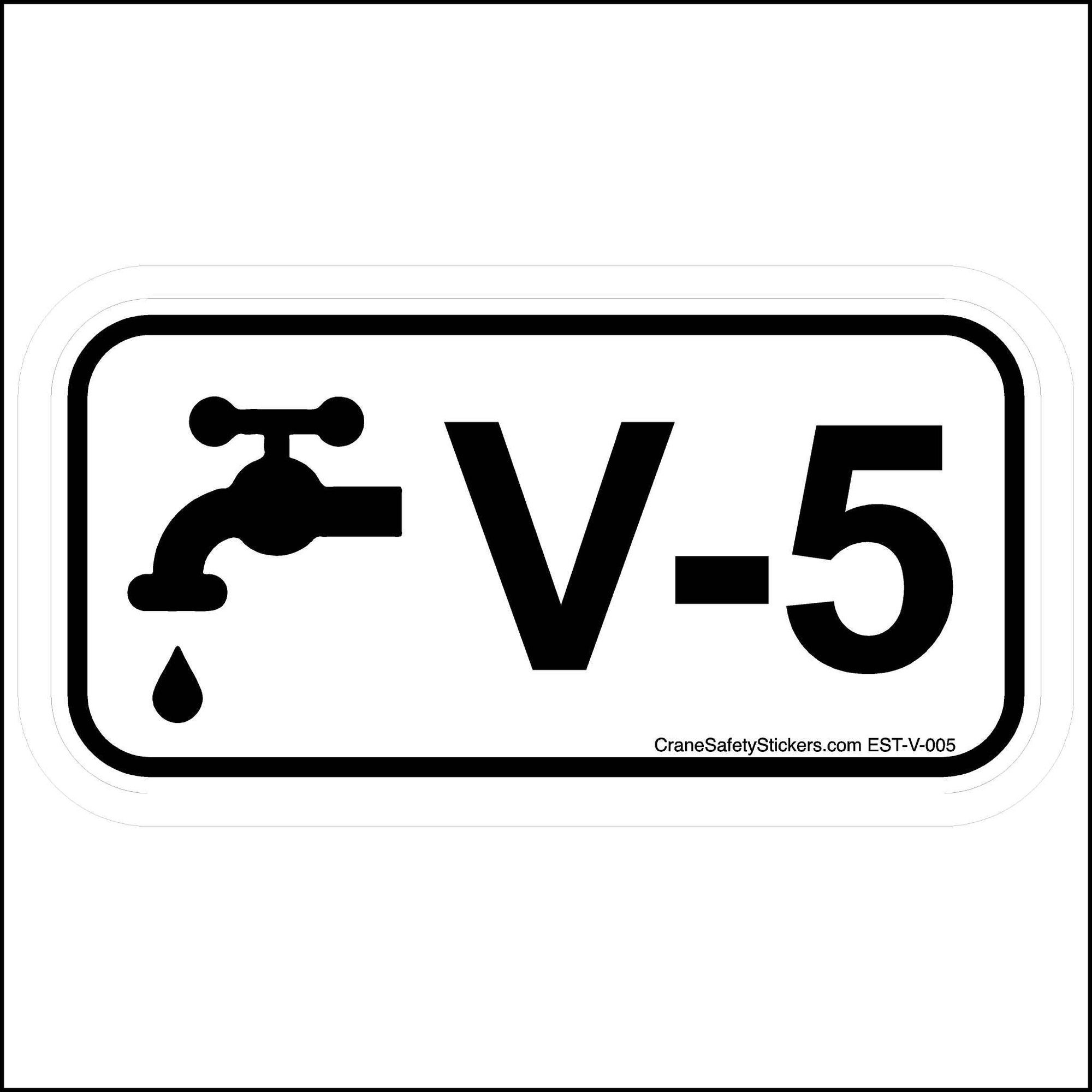 Energy Control Program Valve Energy Tags