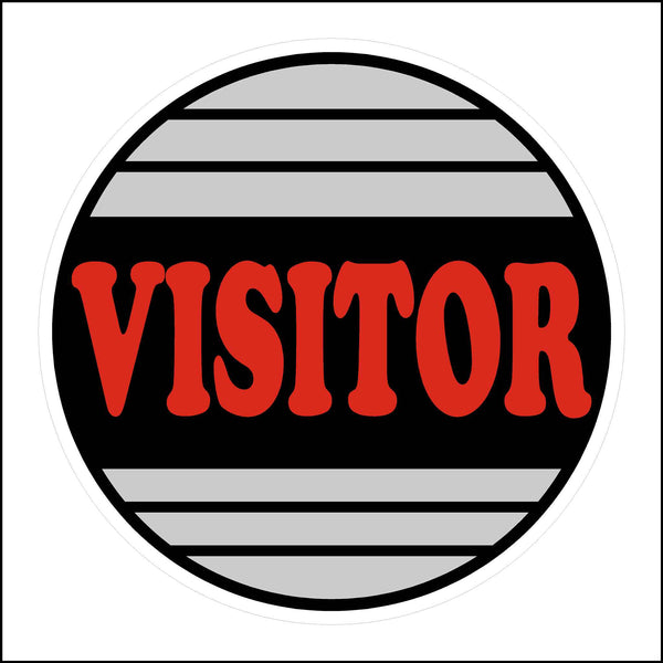 Buy Your Hard Hat Stickers Here. Visitor Hard Hat Sticker