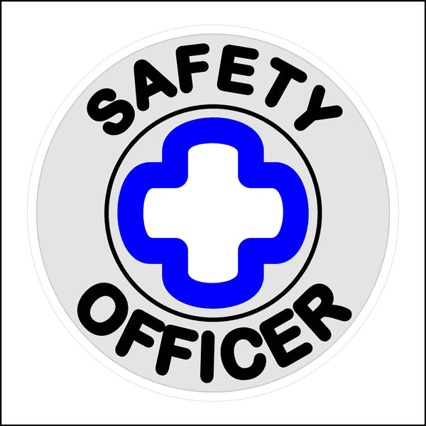 Safety Officer Hard Hat Sticker
