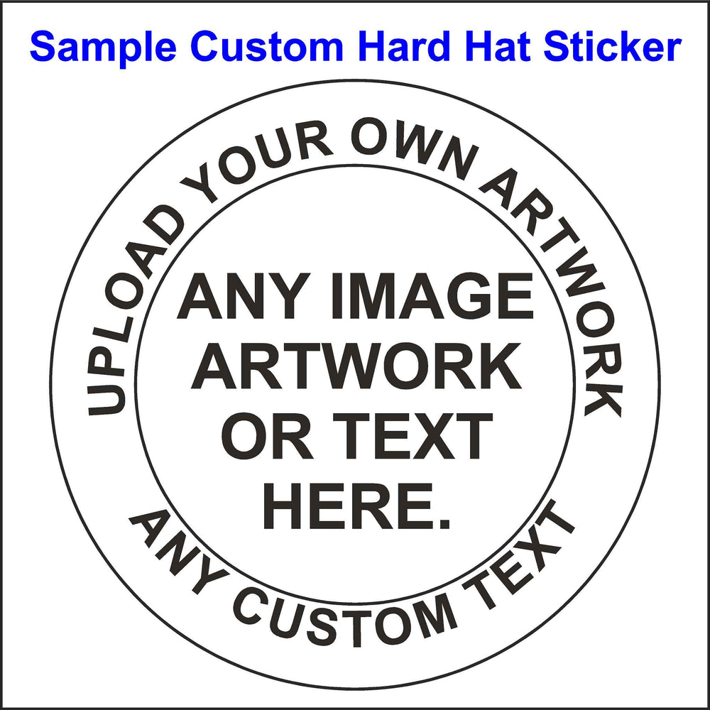 Custom Hard Hat Stickers and Decals Printed and Shipped to Your Door