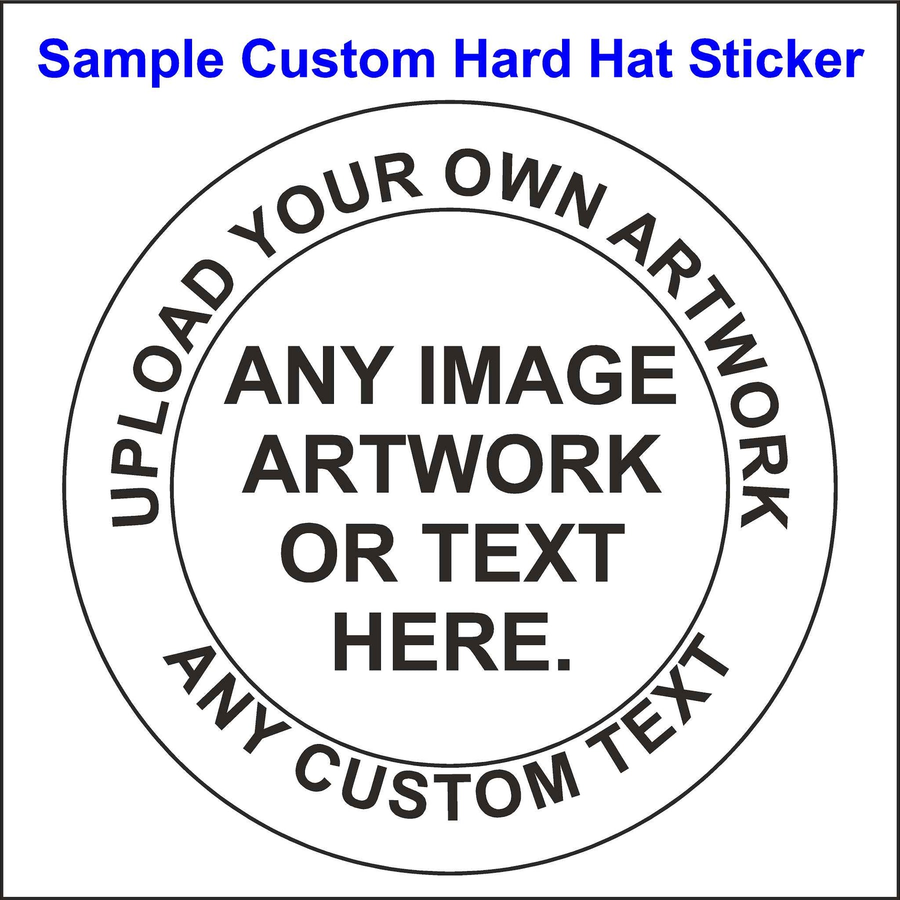 Custom Hard Hat Stickers and Decals Printed and Shipped to Your Door