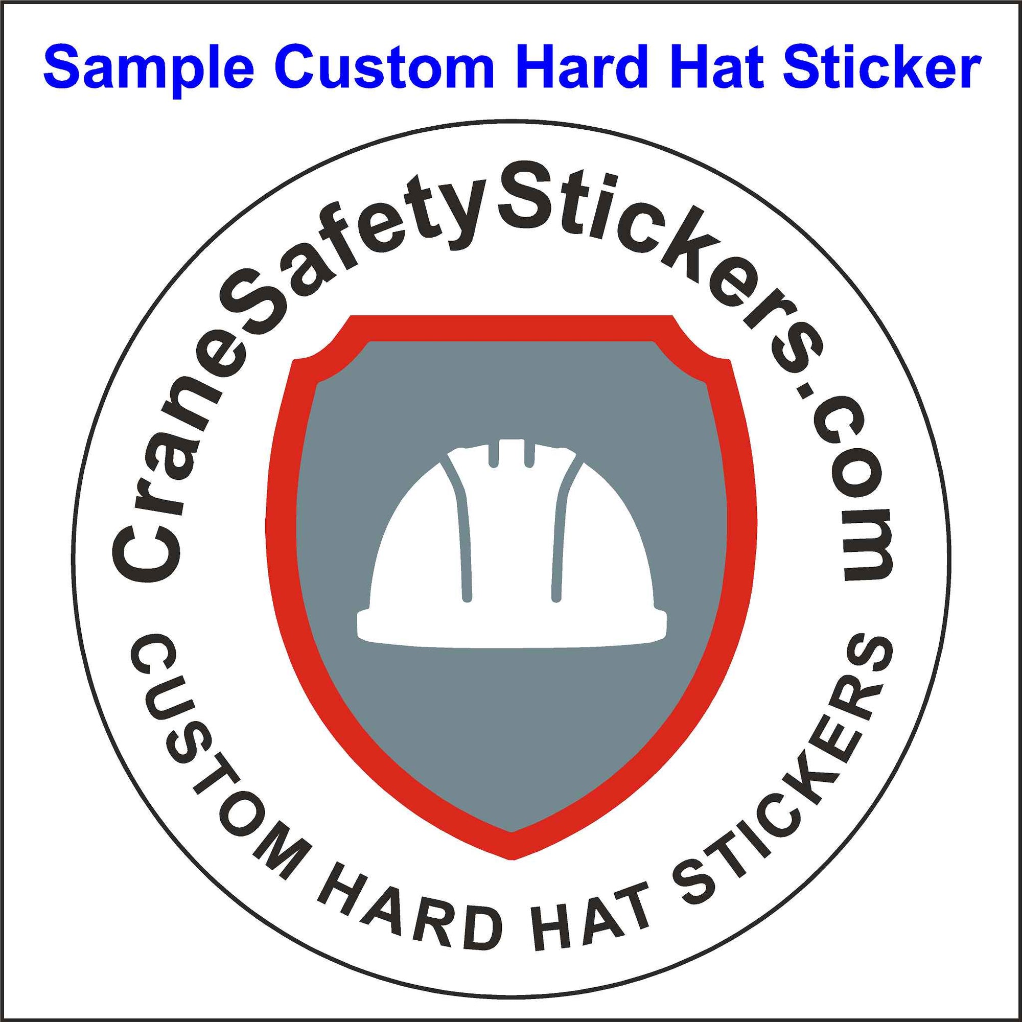 Custom Hard Hat Stickers – Personalized Safety Helmet Decals