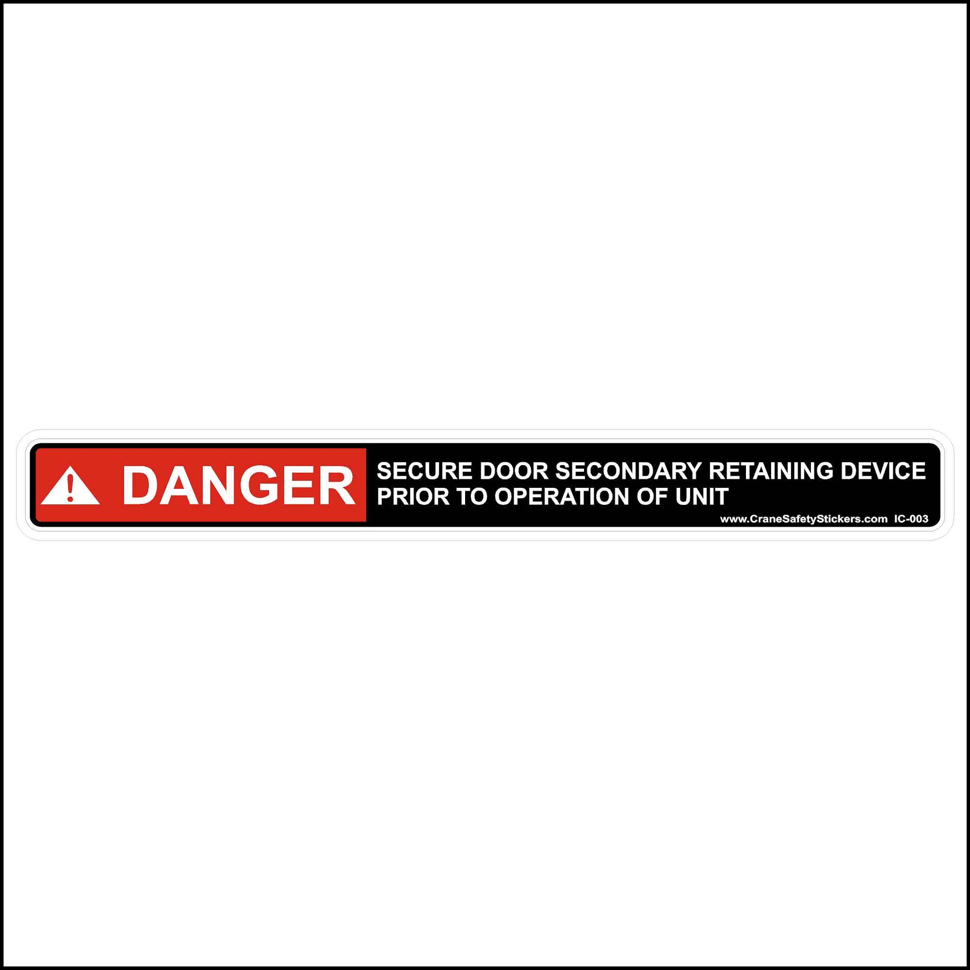 Bucket Truck Safety Decals