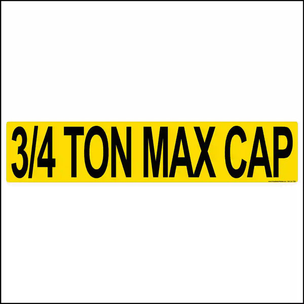 Pallet Rack Weight Capacity Labels - Buy Online - OSHA & ANSI-Compliant ...